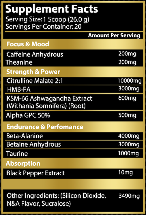 Premium Pre-Workout For Every Fitness Enthusiast – Adonis Complex